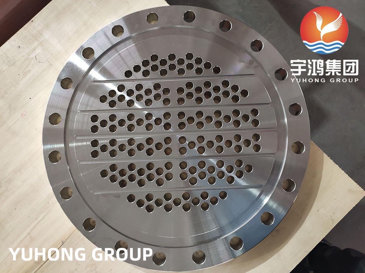 ASME SA182 F316L SS 열 교환기에 대한 바플 튜브 잎, 플라카 칼데라
