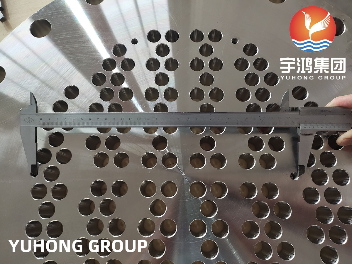 ASTM A182/ ASME SA182 F51, F53, F60, F55 듀플렉스 또는 슈퍼 듀플렉스 튜브 시트