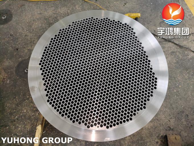 ASME SA266 Gr.2N 열교환기 튜브시트 | ASME Sec VIII 준수